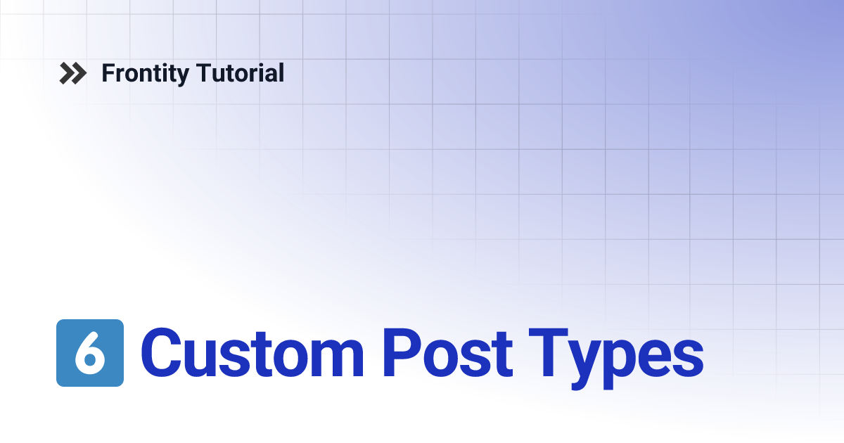 6️⃣ Custom Post Types | Frontity Tutorial